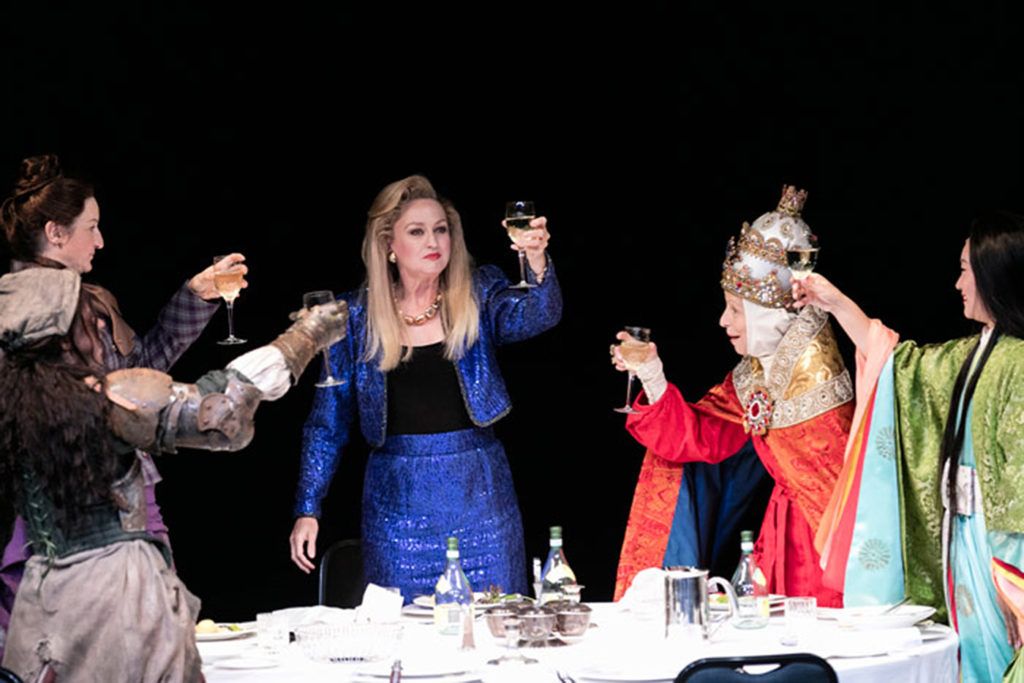 There’s a female pope and she’s coming to dinner
