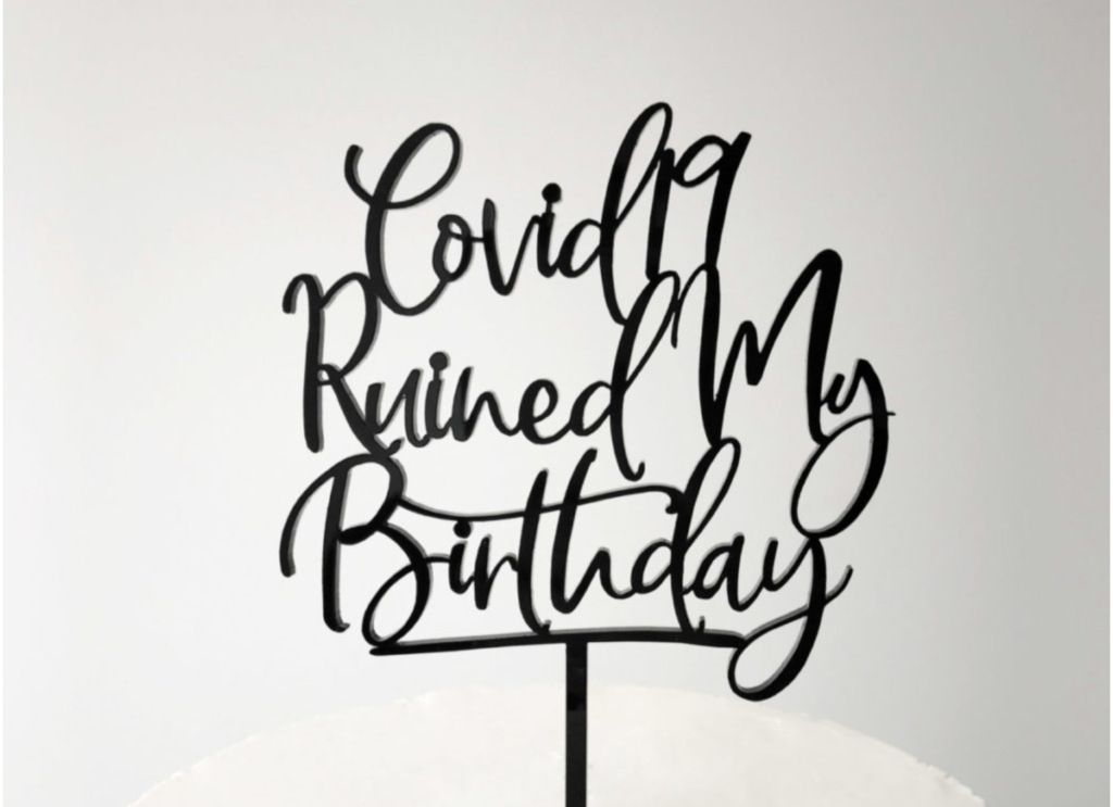 These COVID-19 Cake Toppers Will Brighten Your Isolation Birthday Bash