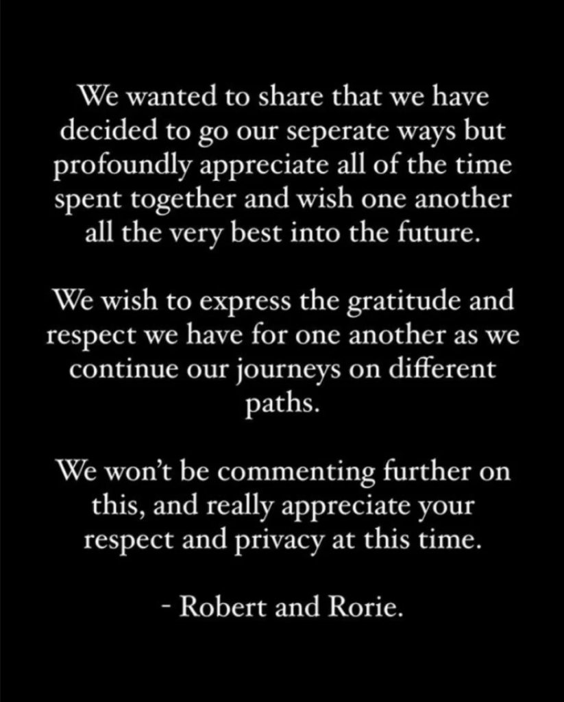 Robert Irwin And Rorie Buckey Call It Quits After Over One Year Of Dating